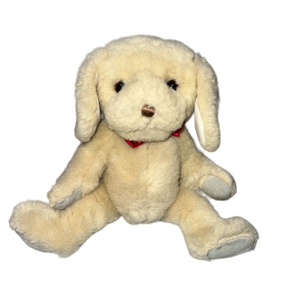 Russ | Toys | Russ Tan Jointed Puppy Dog 1 Soft Fur Plush Suede Paws ...